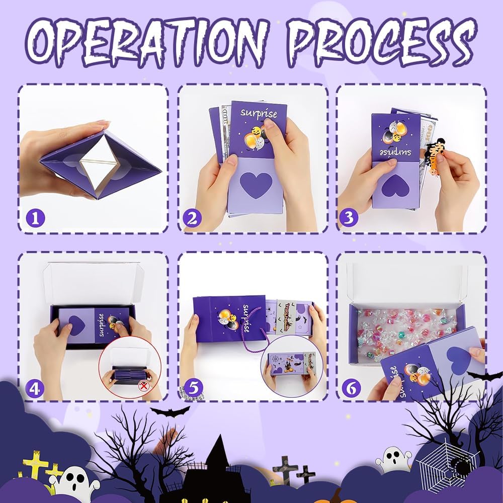 Halloween Explosion Box Birthday Card Explosion Box Birthday