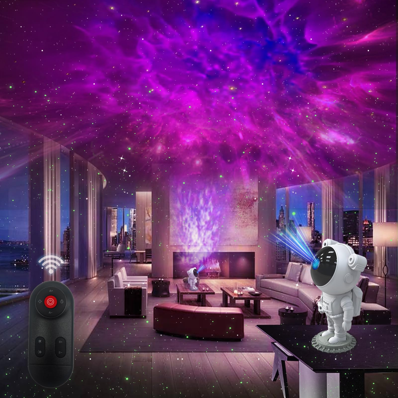 Astronaut Galaxy Light Projector for Bedroom - Playhot Space Light ...