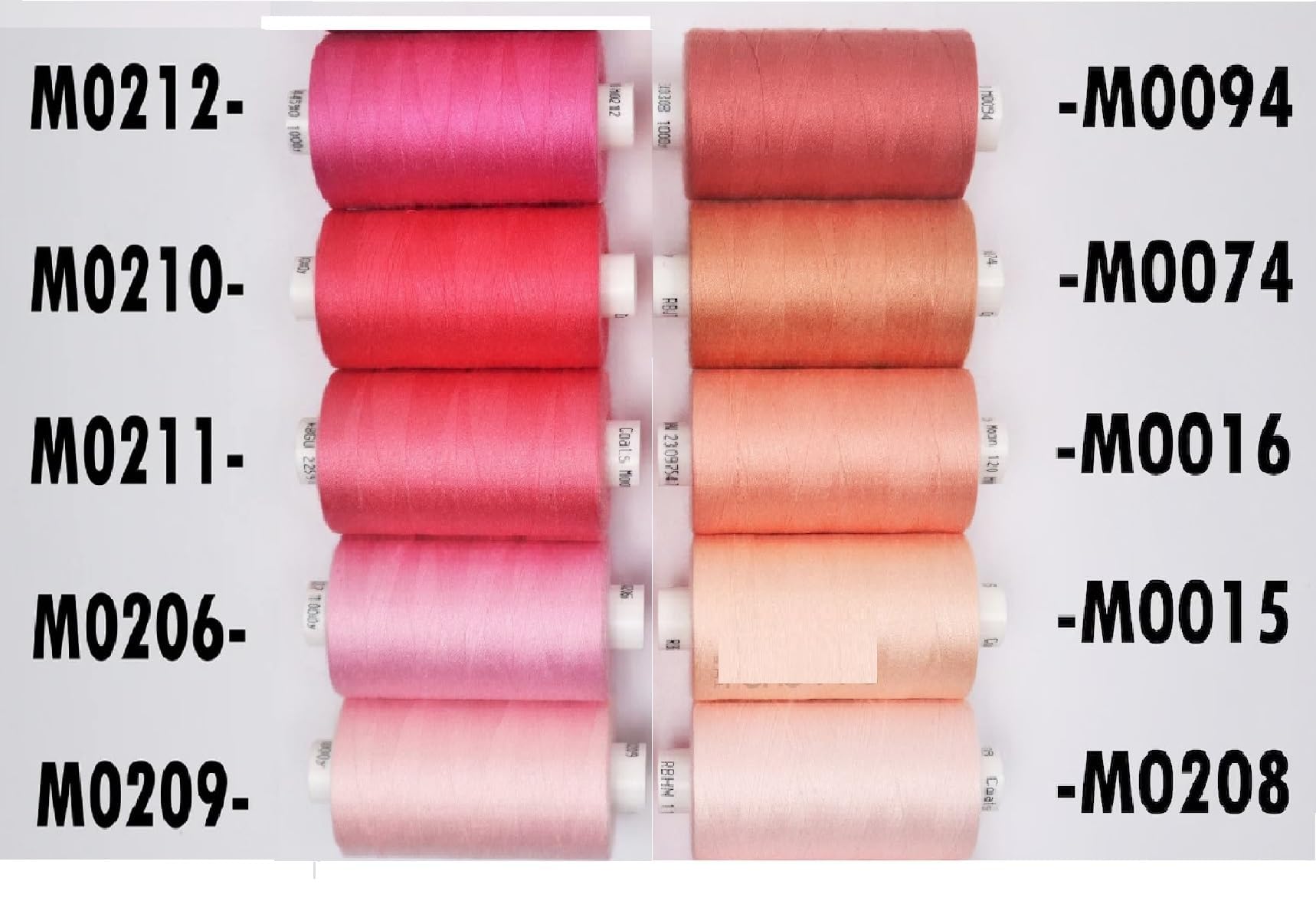 Coats Moon Assorted Sewing Thread – Box of 10 reels -Moon All Purpose ...