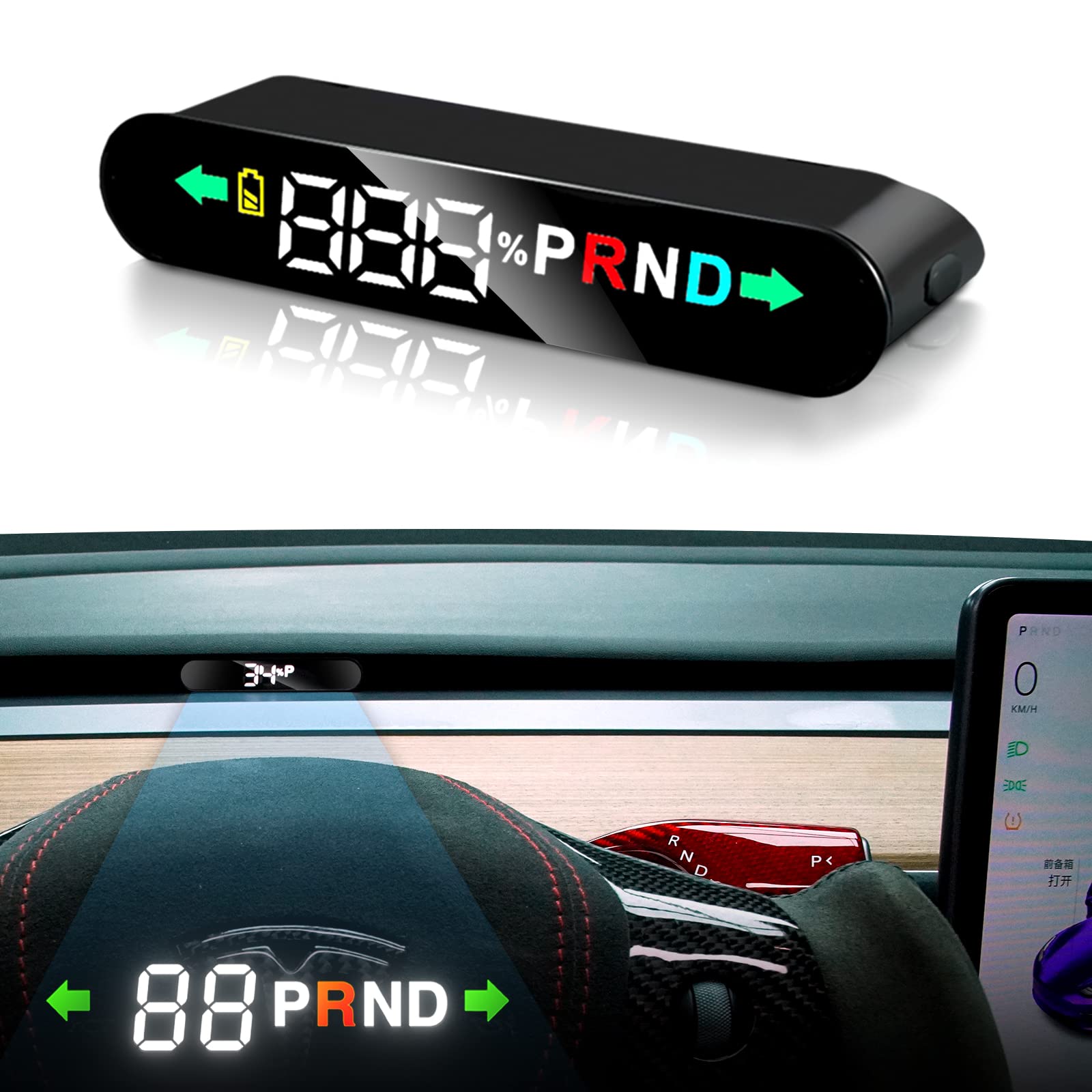 Buy Tesplus Tesla HUD Head Up Display for 2019/03-2022 Model 3/Y ...