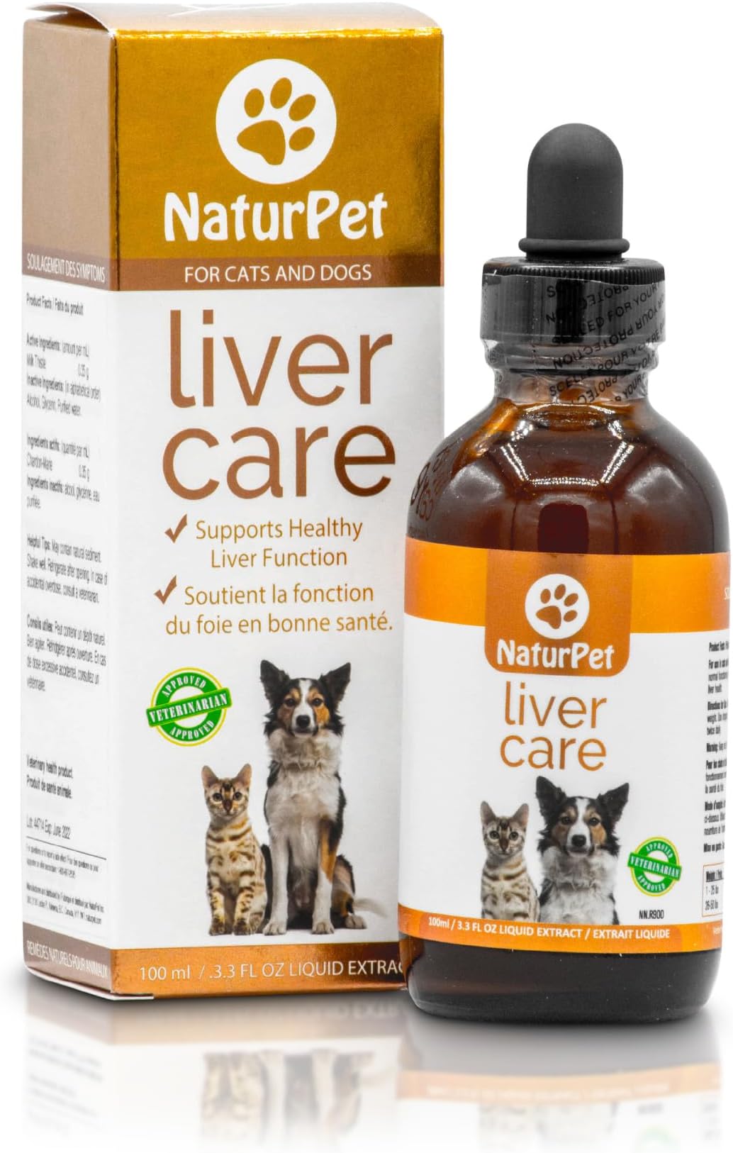 NaturPet Liver Care for Cats and Dogs | with Milk Thistle | Supports ...