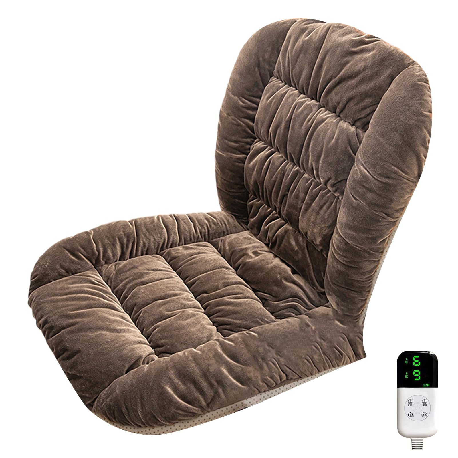 Amazon.com: Qinlenyan Heated Seat Cushion Soft Heated Seat Pad with ...