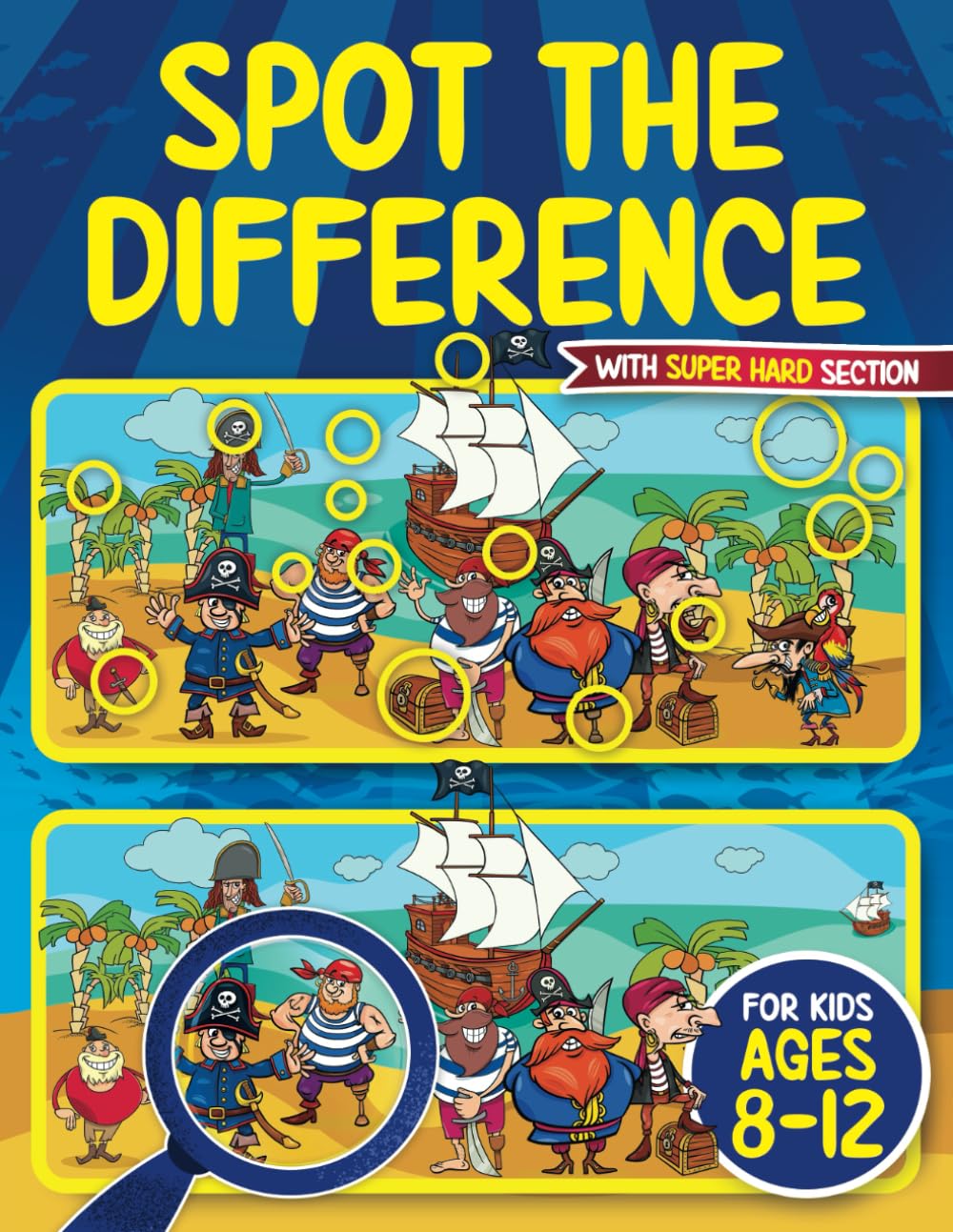 Spot the Difference Book for Kids ages 8-12: Seek and Find Hidden ...