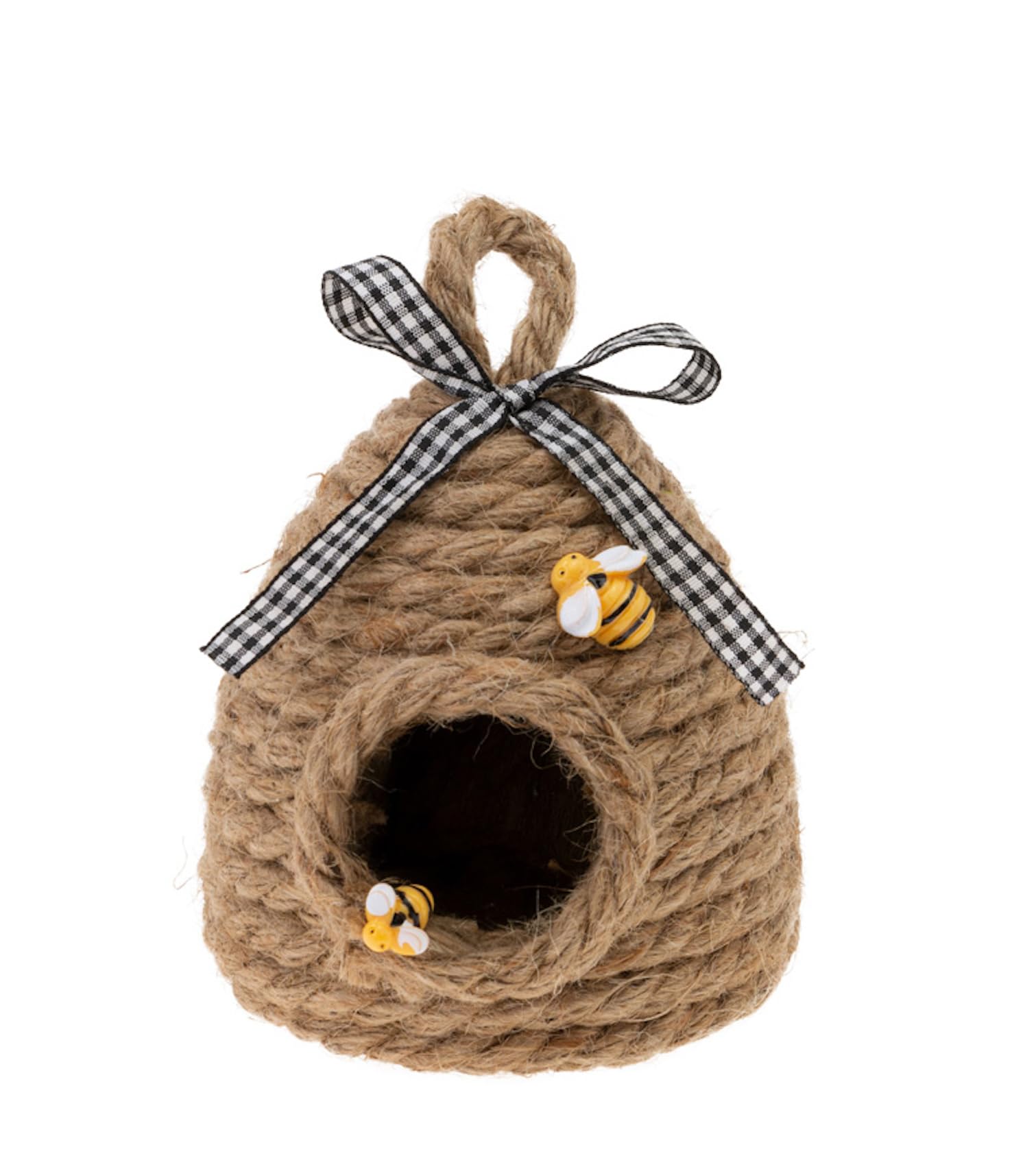 Amazon.com: Boston International Spring Tabletop Décor Hemp Rope Bee ...