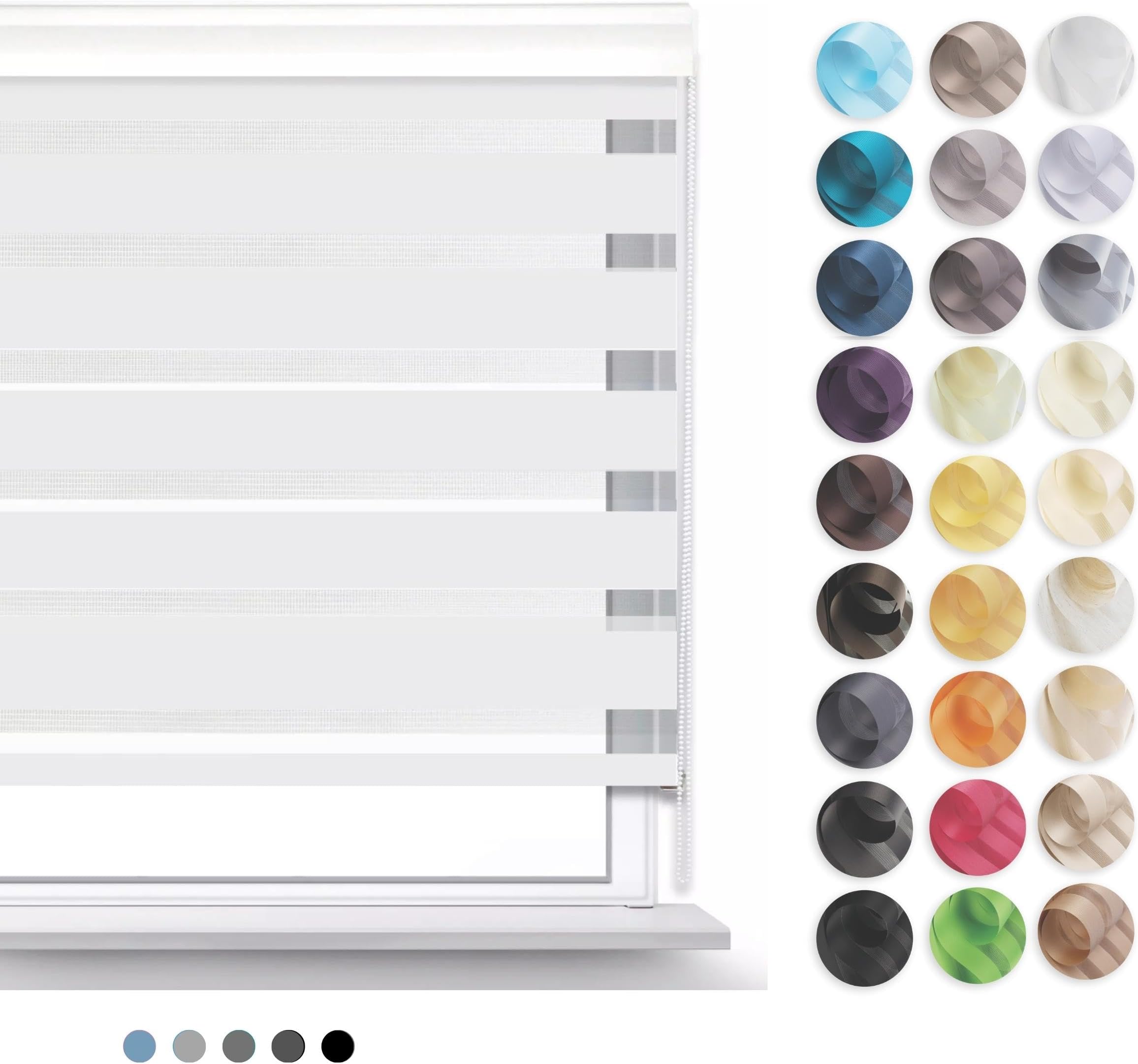 Amazon.de: Zero Home Rollos für Fenster ohne Bohren nach Maß ...