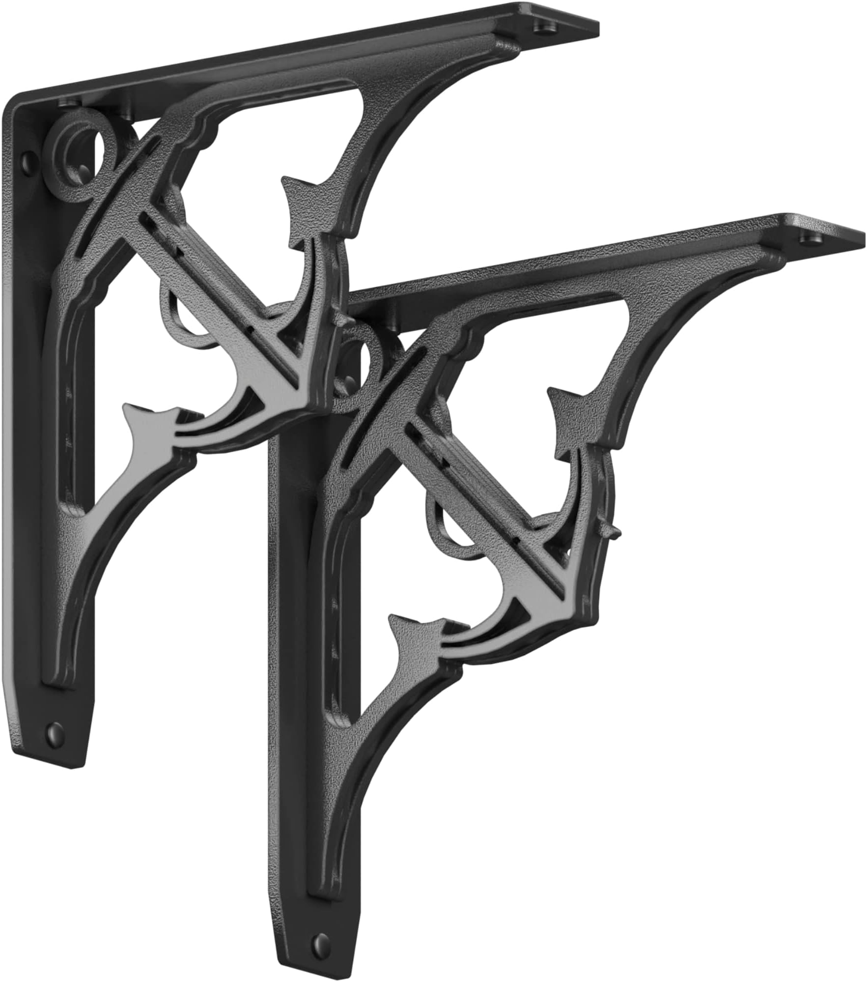 Amazon.com: 6 Cast Iron Ship Wheel Nautical Braces Shelf Bracket Rustic ...