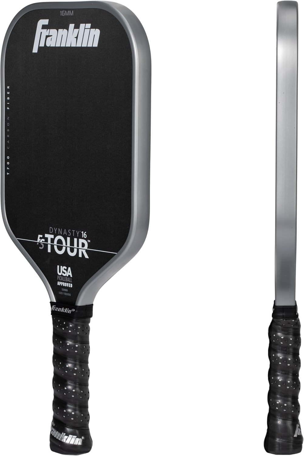Franklin Sports Pro Pickleball Paddles – FS Tour Series Raw Carbon ...
