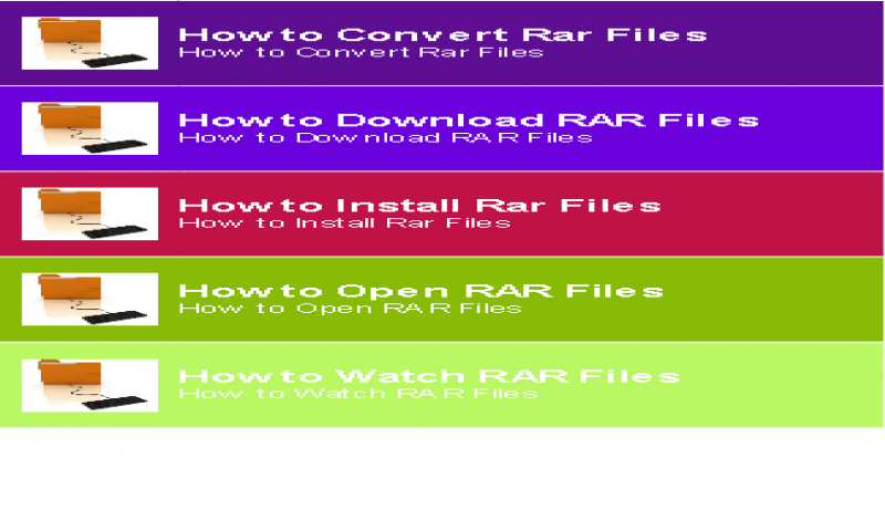 RAR Files Tips - App on Amazon Appstore