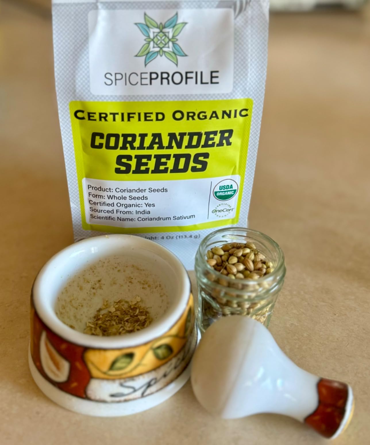Amazon.com : Spice Profile | USDA Certified Organic Coriander Seeds ...