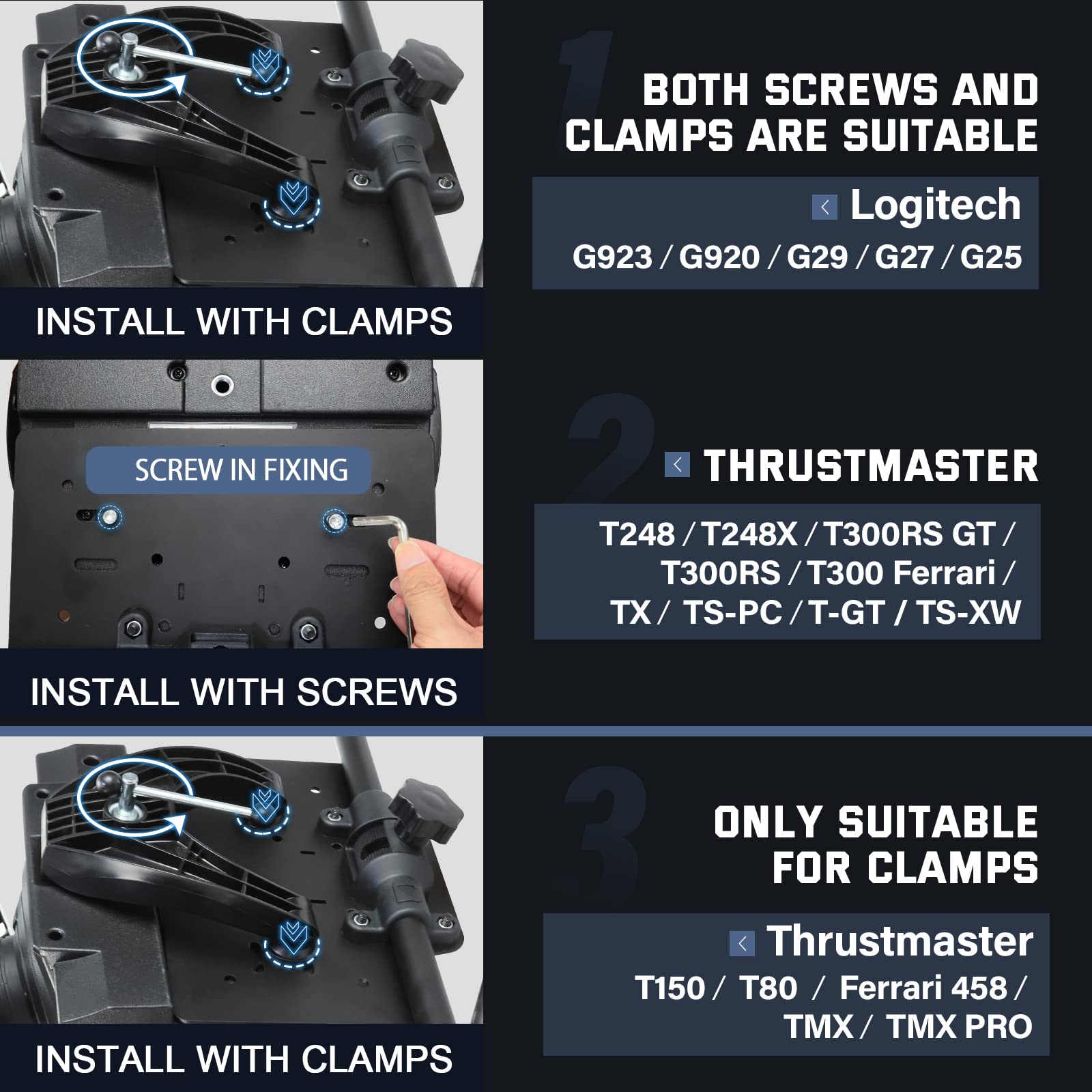 Snapklik.com : RACGTING Racing Simulator Cockpit For G920 G29 G923 ...