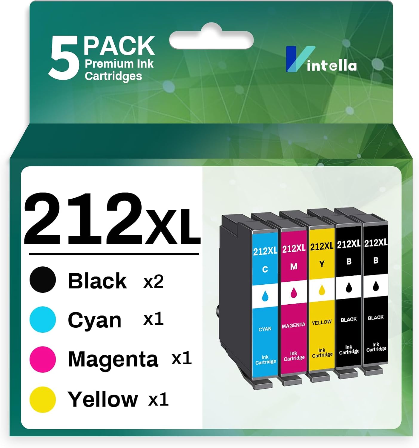 Amazon.com: Vintella 212XL Remanufactured Ink Cartridge Replacement for ...