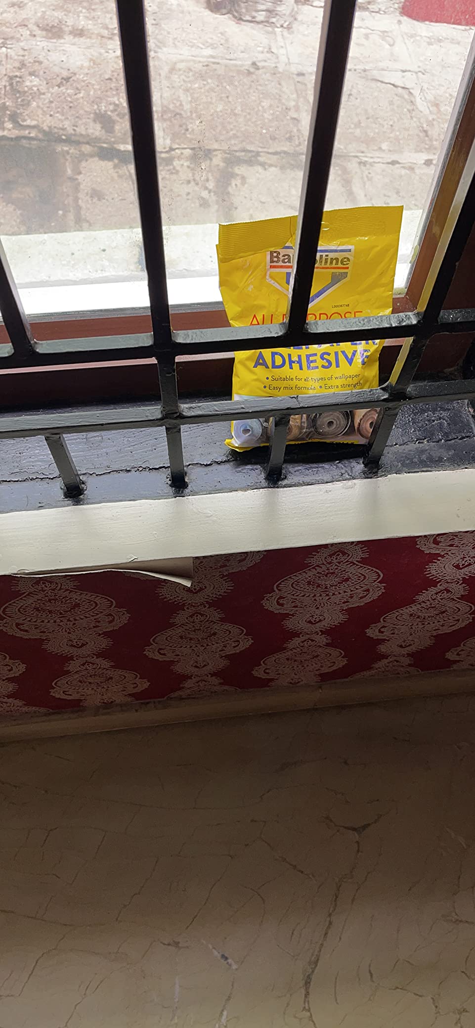 EXCEL, WALLCOVERINGS Bartoline All Purpose Adhesive Wallpaper, Yellow ...