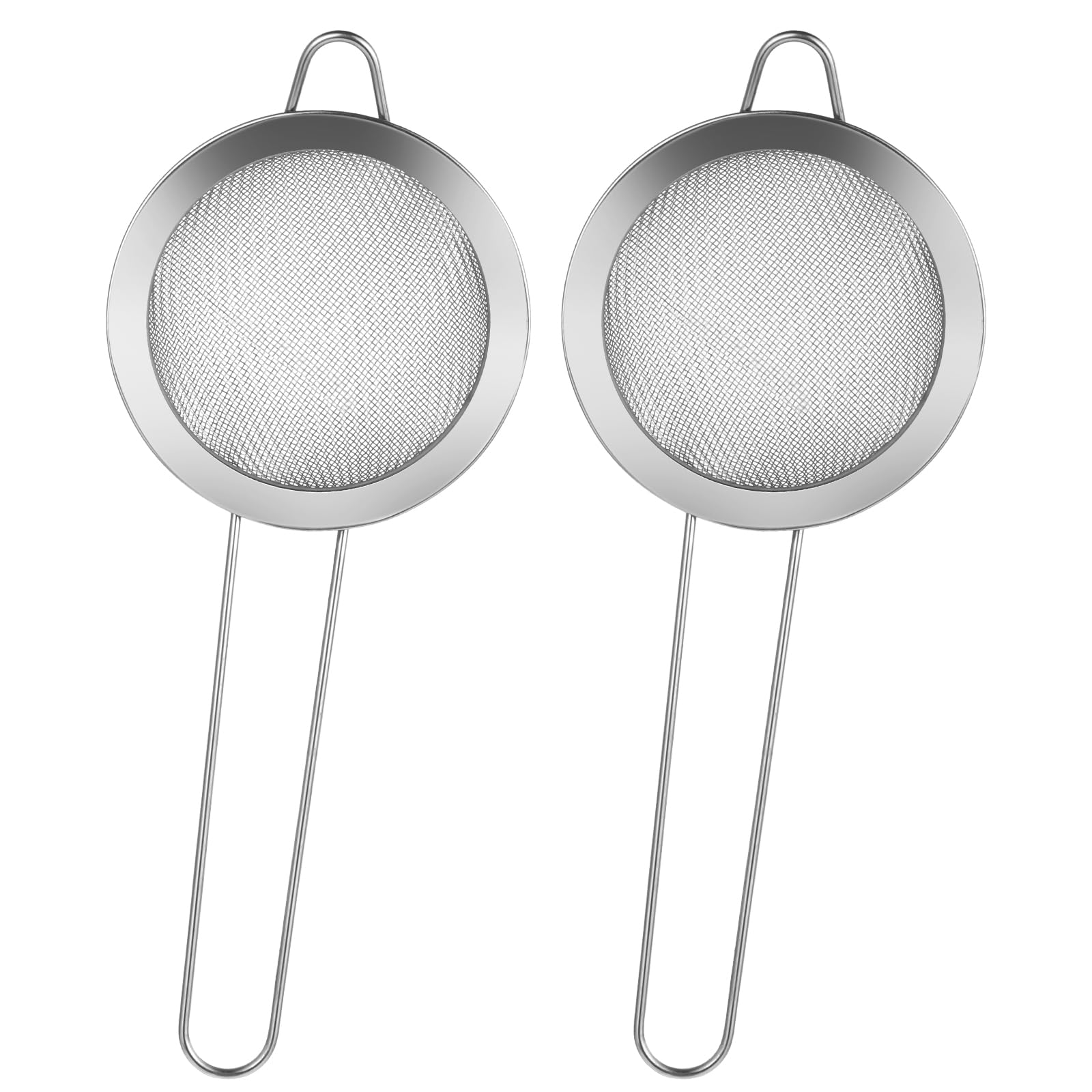Amazon.com: 2 Pack Stainless Steel Fine Mesh Strainer, Matcha Strainer ...