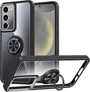 Amazon.com: Silverback for Samsung Galaxy S25 Plus Case Clear with Ring Stand, Shockproof ...