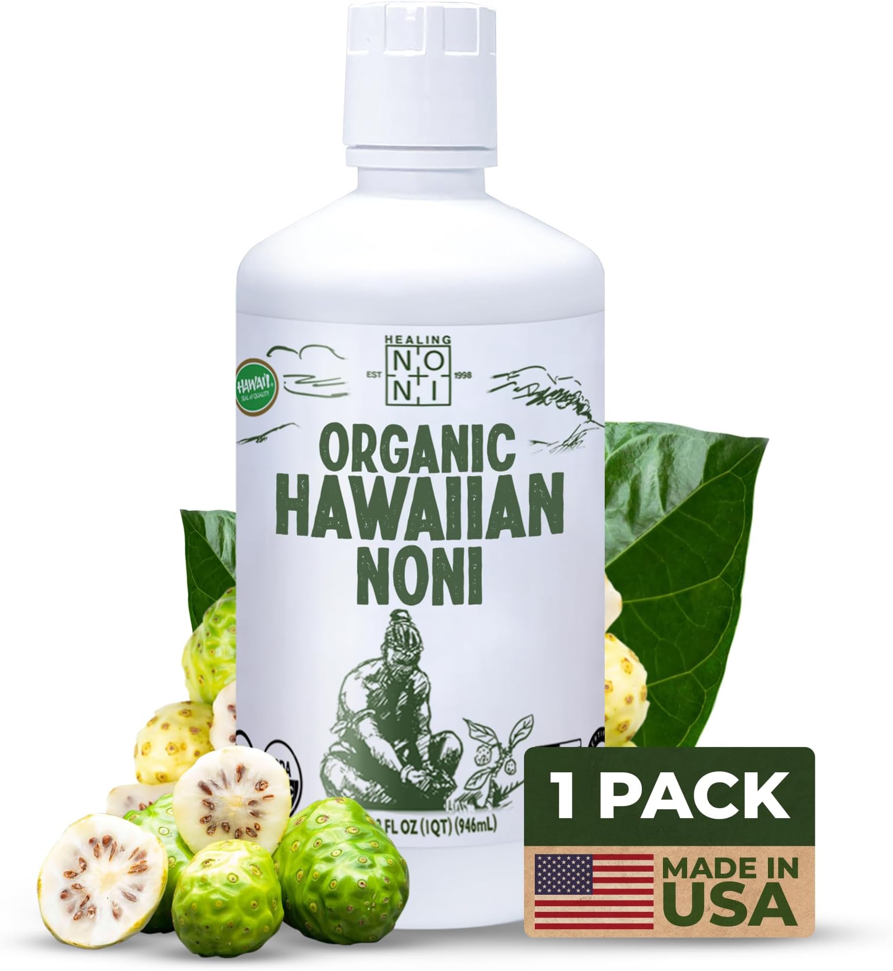 Amazon.com: BareOrganics Noni Fruit Powder, 8 Ounce : Everything Else