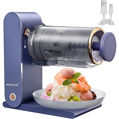 Amazon.com: Shaved Ice Maker Snow Cone Rechargeable Slushie Machine Ice ...