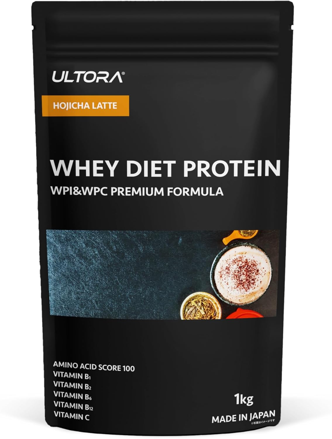 Amazon | ULTORA ウルトラ ホエイ プロテイン 1kg ほうじ茶風味 人工甘味料不使用 国産 ホエイプロテイン ぷろていん ダイエット ダイエットサポート 置き換え 女性 wpi ...