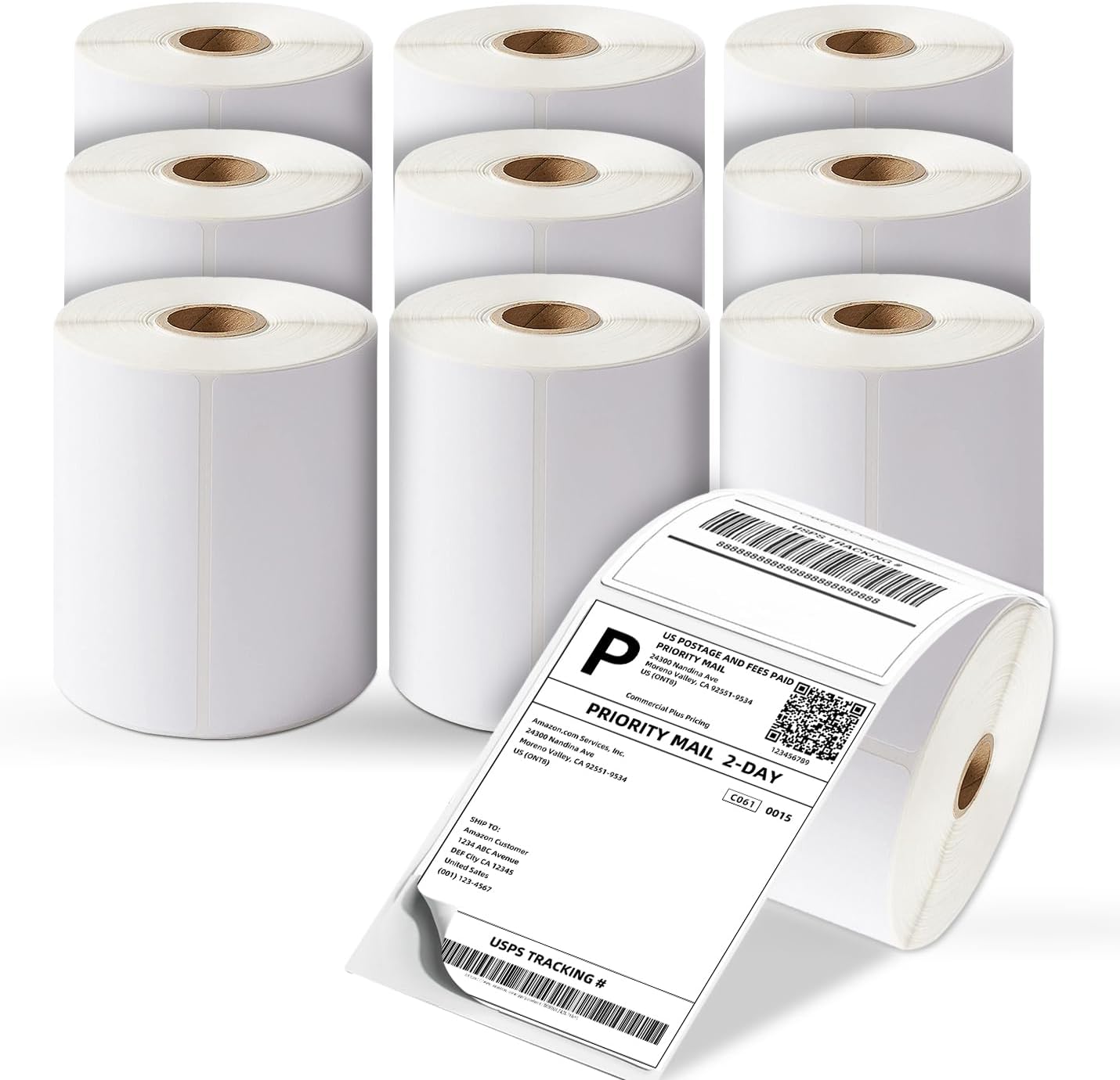 Amazon.com : AKOLABEL 4x6 Thermal Shipping Labels - 350 Labels(10 Rolls ...