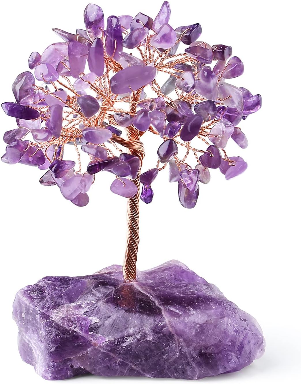 Amazon.com: Colorsheng Feng Shui Quartz Crystal Money Tree Bonsai Style ...