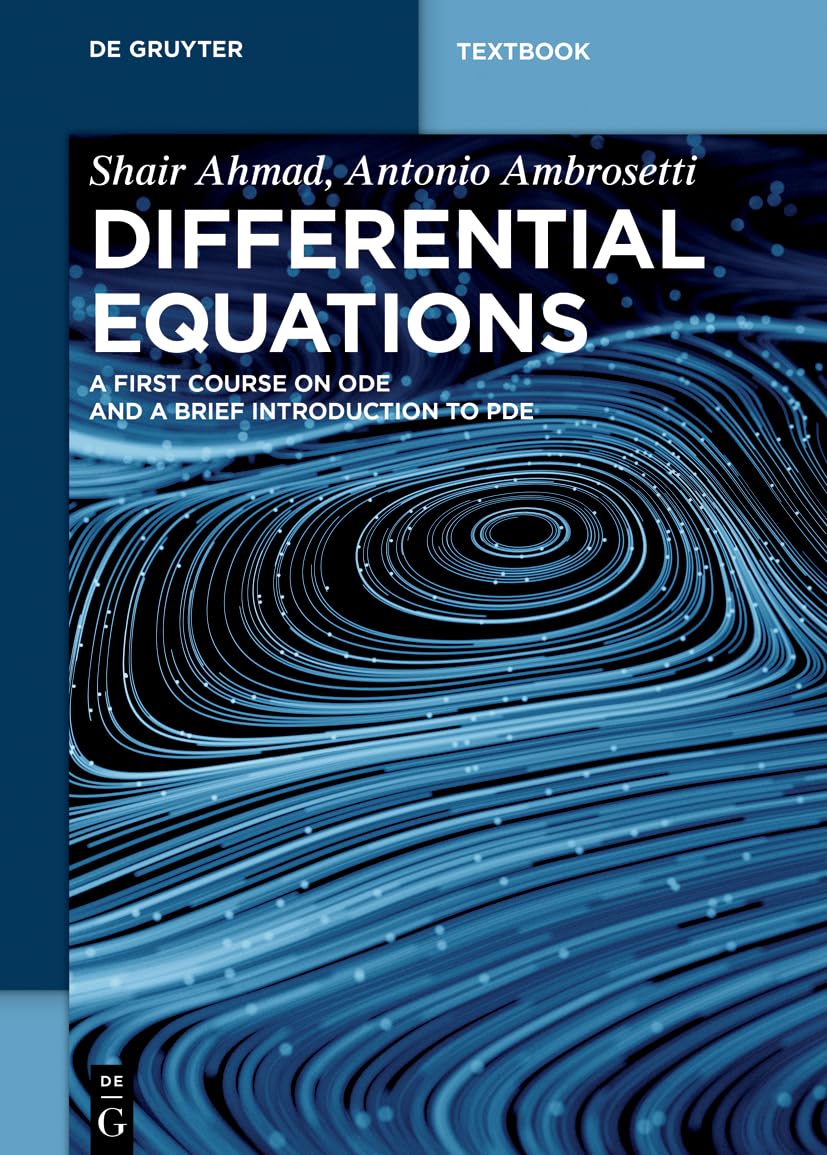 Differential Equations: A First Course on Ode and a Brief Introduction ...
