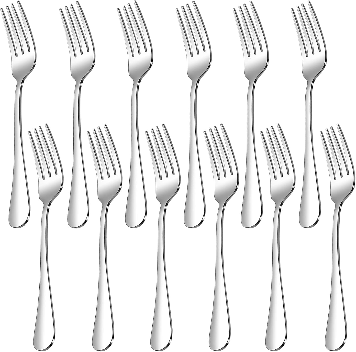Amazon.com: OLAT 12-Piece Salad Forks Pack, 18/10 Stainless Steel ...