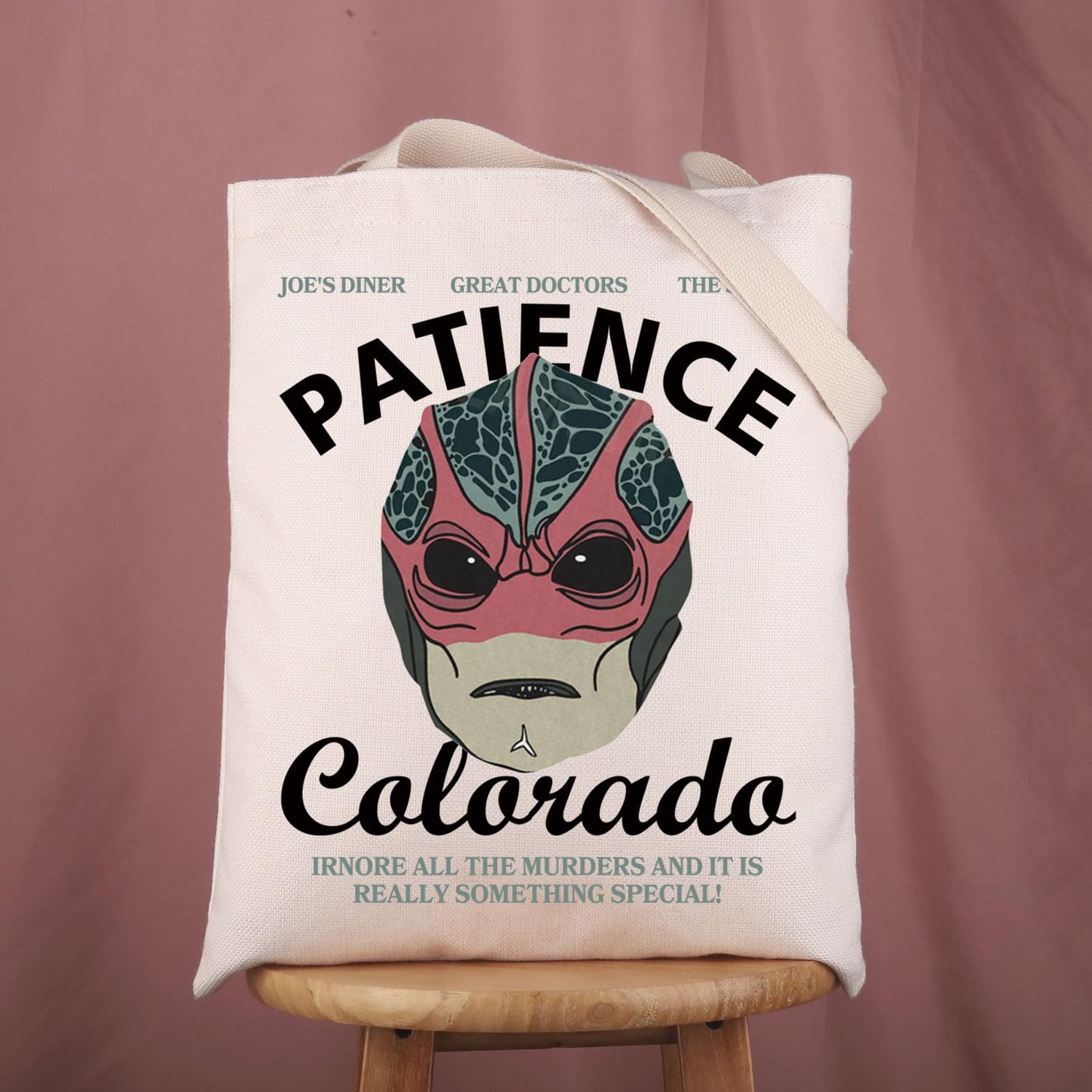 Snapklik.com : Gzrlyf Alien Tote Bag Alien UFO Tv Show Fans Gift Res ...