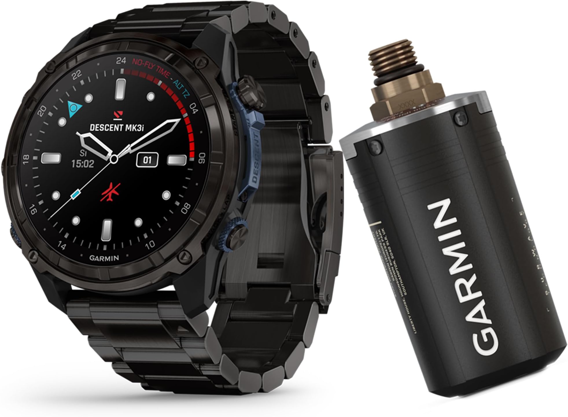 Amazon.com: Garmin Descent Mk3i – 51 mm, Carbon Gray DLC Titanium Watch ...