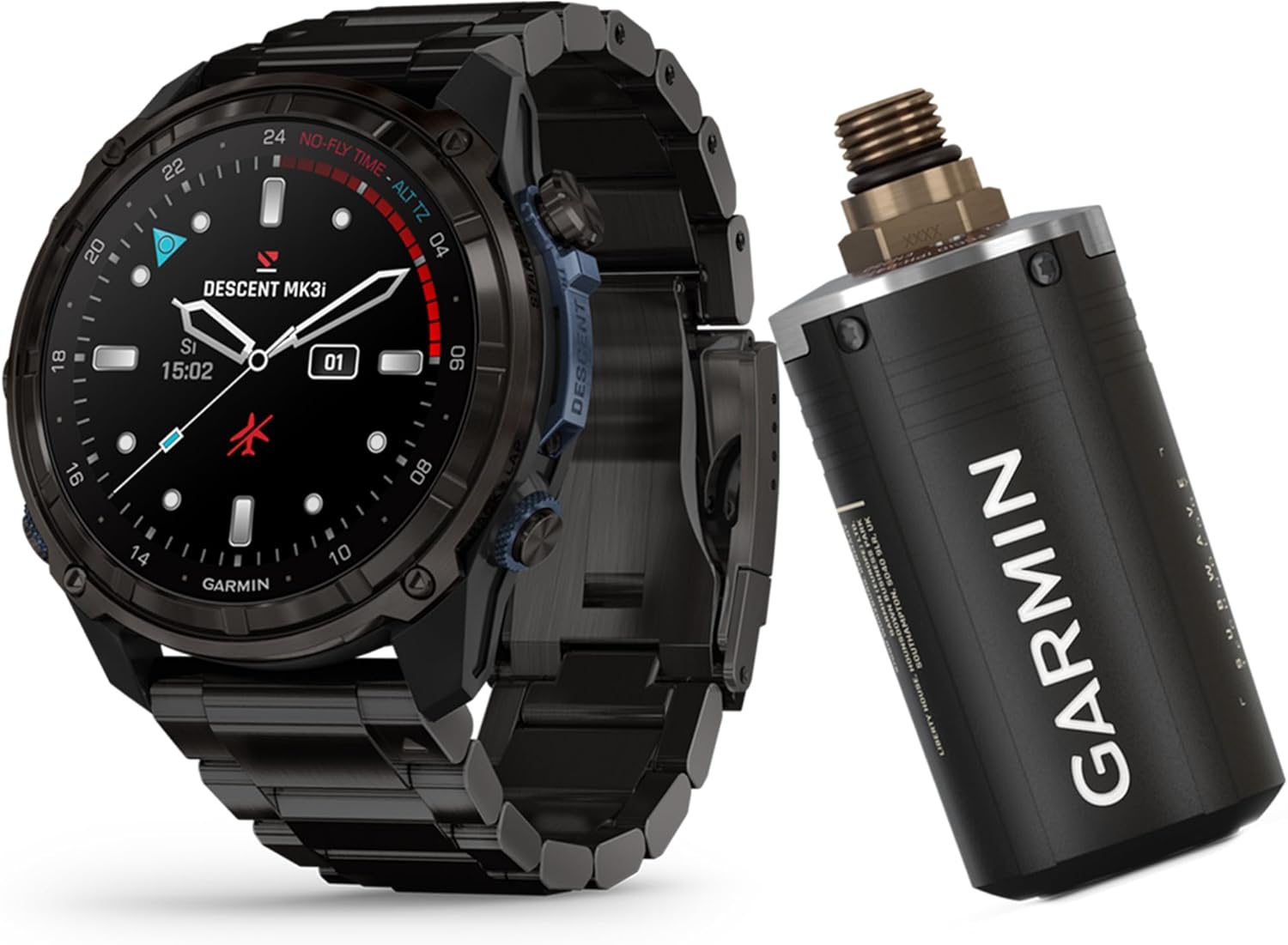 Amazon.com: Garmin Descent Mk3i – 51 mm, Carbon Gray DLC Titanium Watch ...