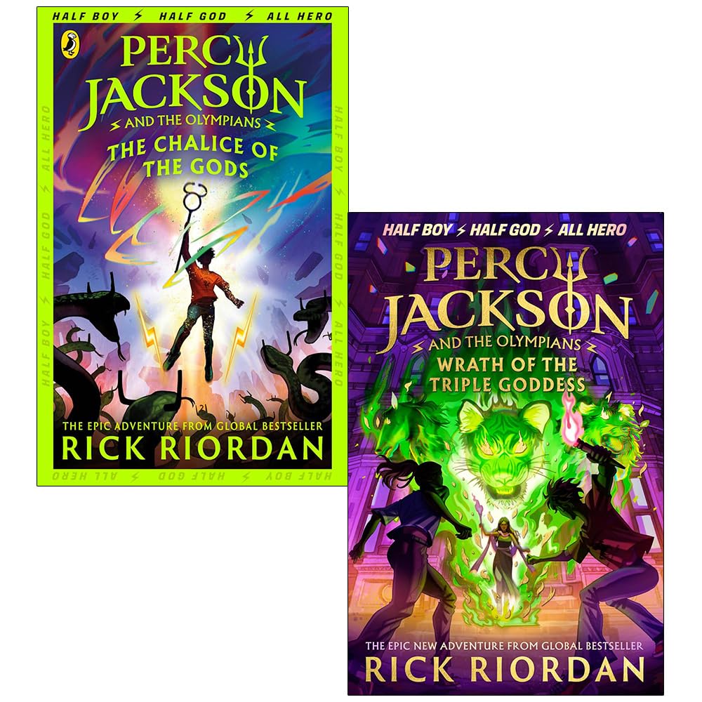Percy Jackson and the Olympians Series 2 Books Collection Set By Rick ...