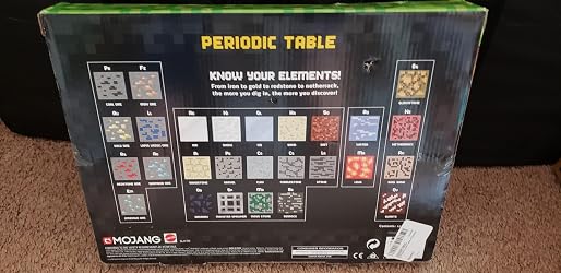 Amazon.com: Mattel Minecraft Periodic Table of Elements : Toys & Games