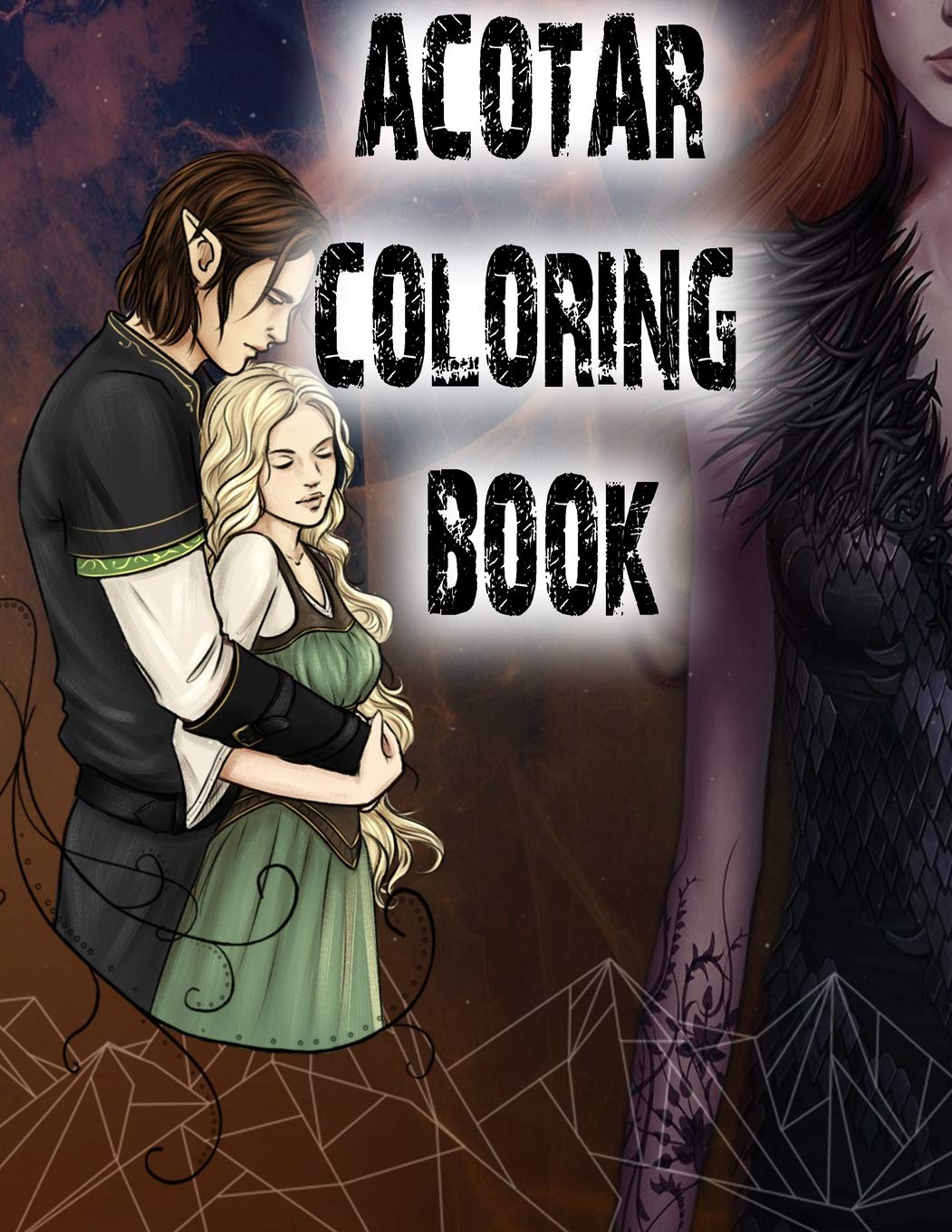 Buy ACOTAR Coloring Book: Coloring Book Gift for ( A Court Of Thorns ...