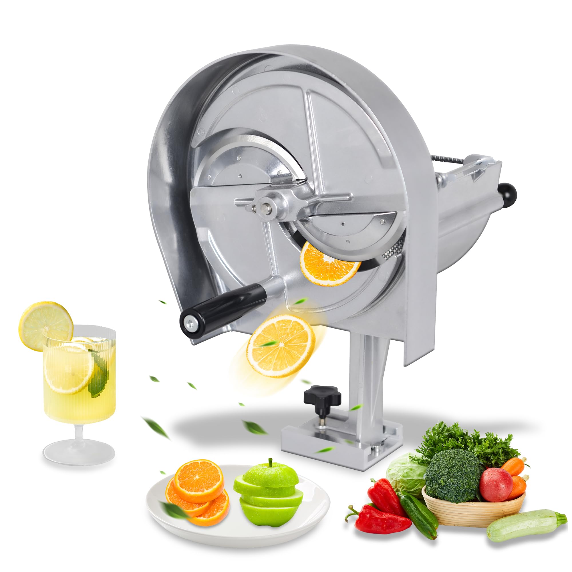 Amazon.com: Hakka Commercial Vegetable Slicer Manual Fruit Slicer ...