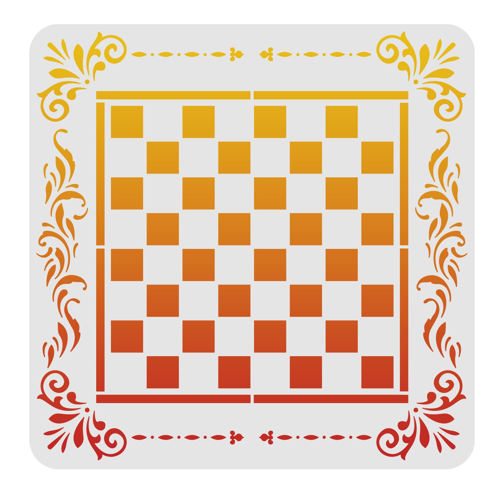 Printable Checkerboard Template Blank Checker Board | TPT