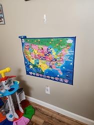 Amazon.com: Qiaojoy Bilingual Interactive World Map for Kids Learning ...
