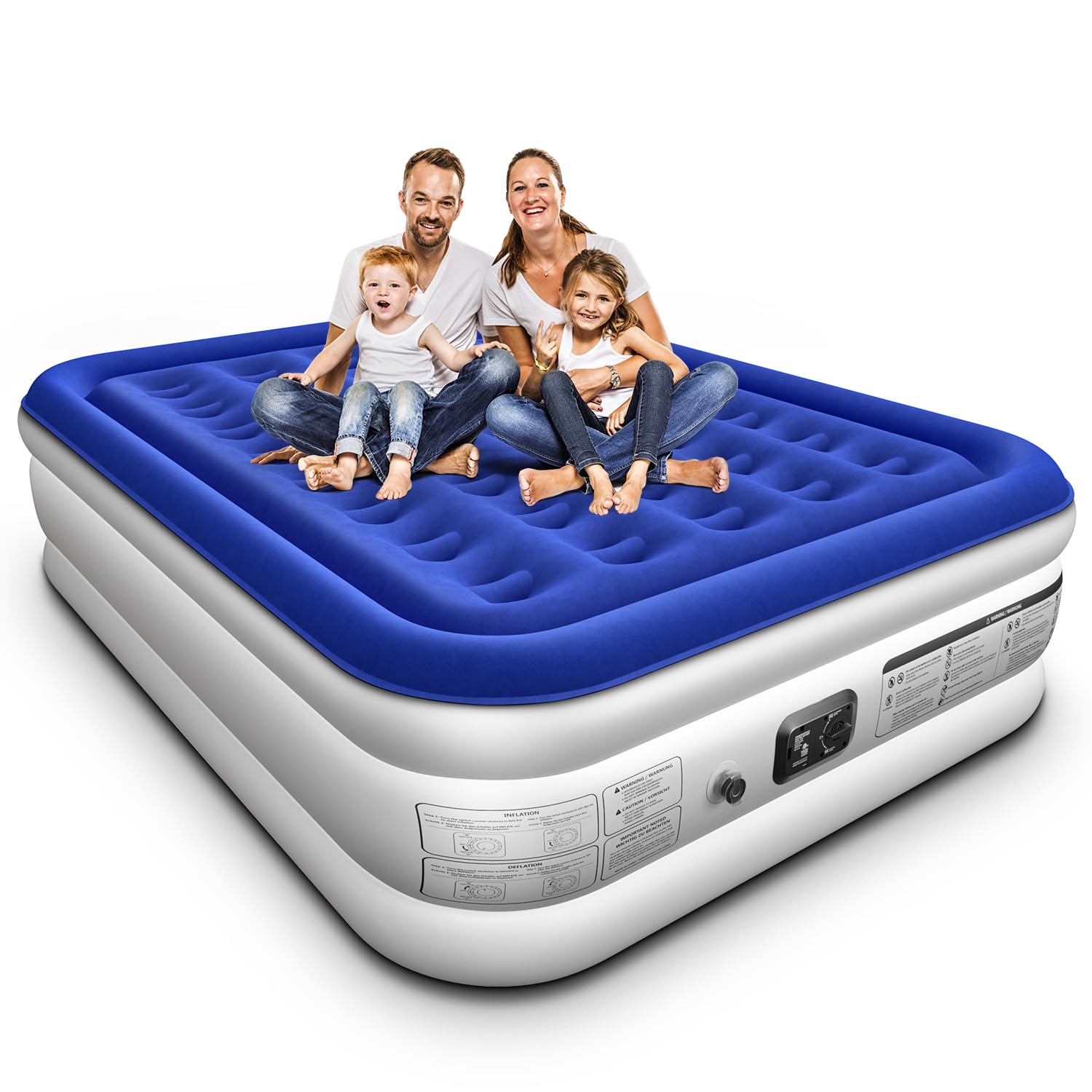 Amazon.com: Xsleep Queen Air Mattress with Built in Pump Luxurious ...
