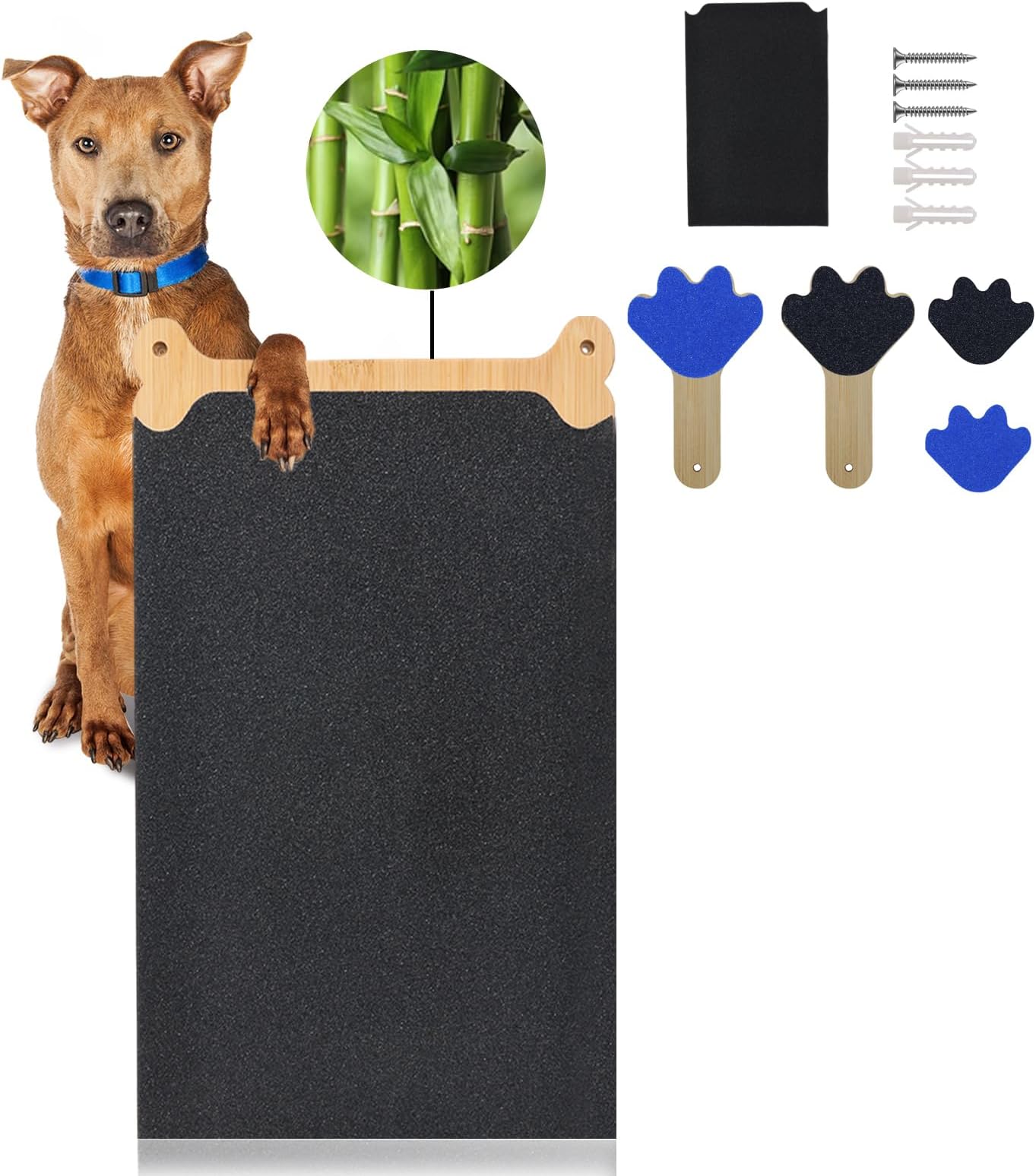 Amazon.com: Dog Nail Scratch Board - 3 in 1 Rotatable Round Dog Scratch ...