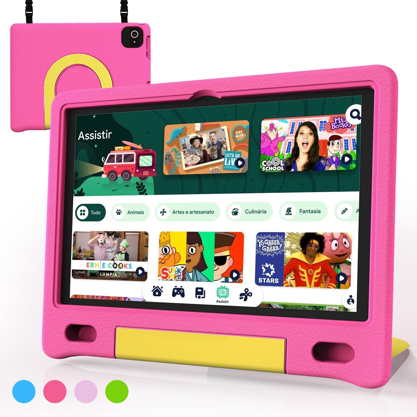 Amazon.com: Kids Tablet 10 Inch, Tablet for Kids Android 13, 4GB+64GB ...