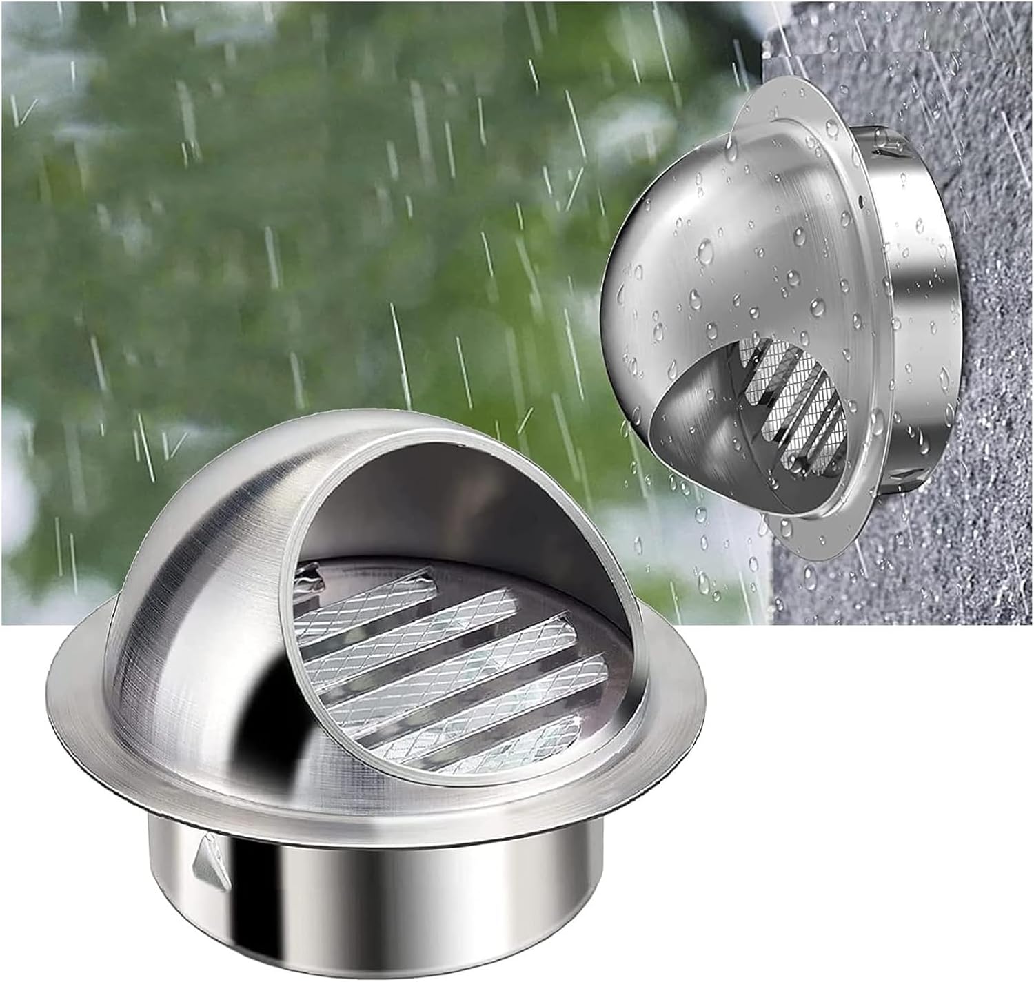 Amazon.com: Round Bull Nosed External Extractor,Wall Vent Cap ...