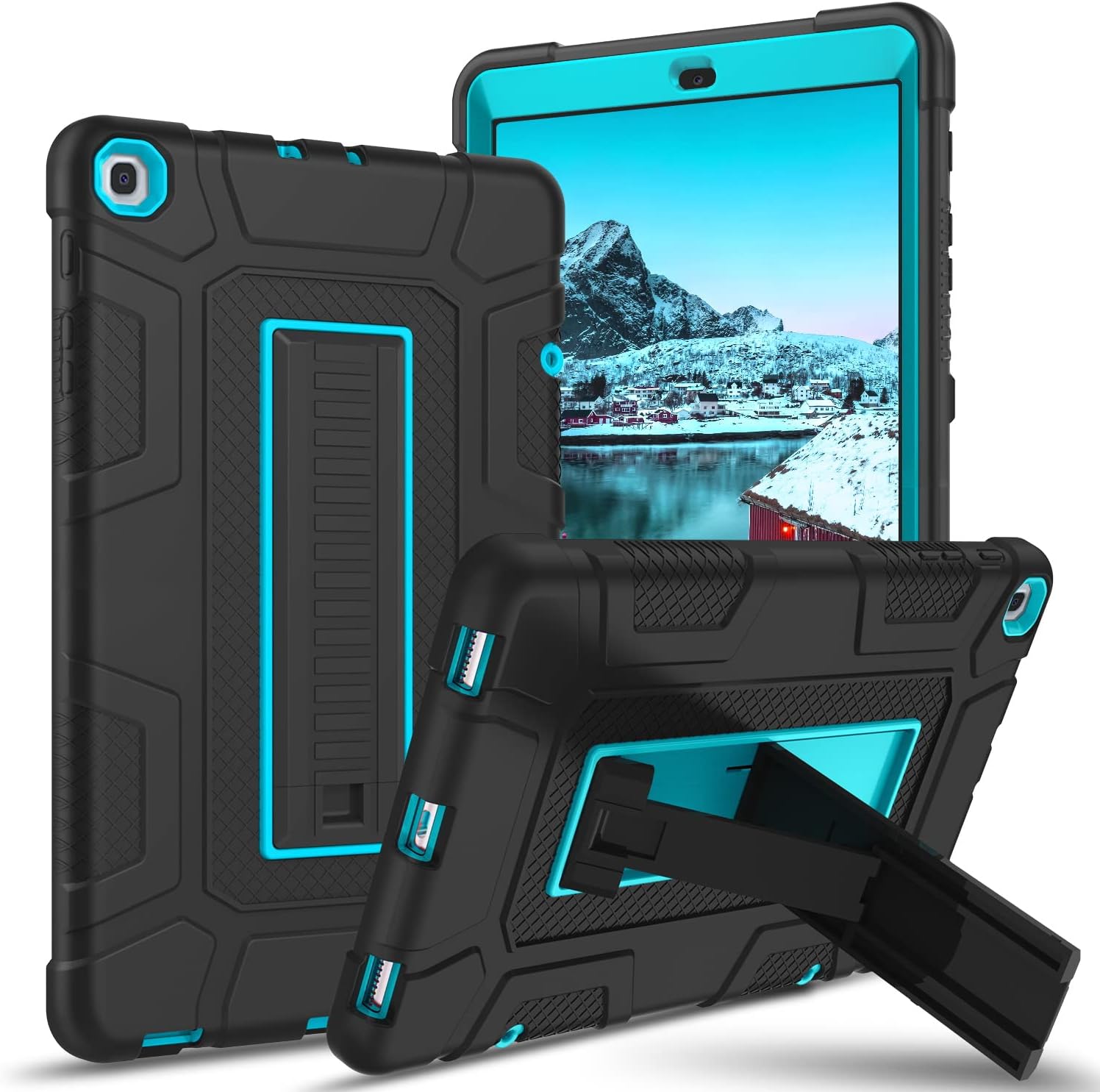 Amazon.com: Galaxy Tab A 10.1 2019 Case SM-T510/T515 GUAGUA Kickstand 3 ...