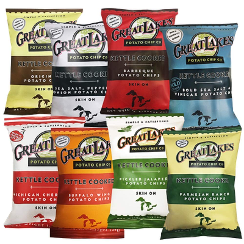Amazon.com: Great Lakes Potato Chips Great Lakes 1.375 oz. Party Pack ...