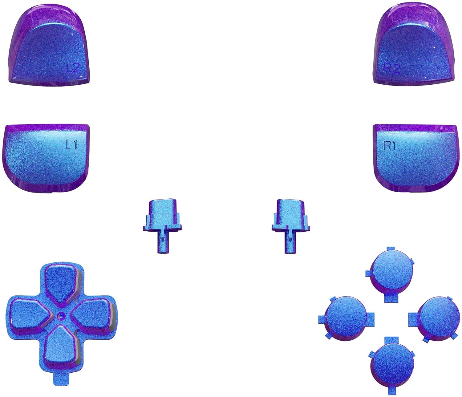 eXtremeRate Replacement D-pad R1 L1 R2 L2 Triggers Share Options Face ...