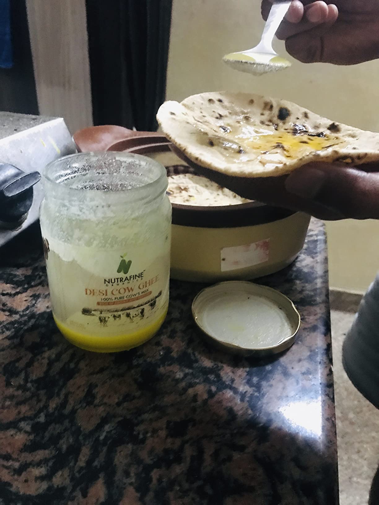 Nutrafine Organics A2 Gir Cow Ghee - Pure and Natural Ghee for Improved ...
