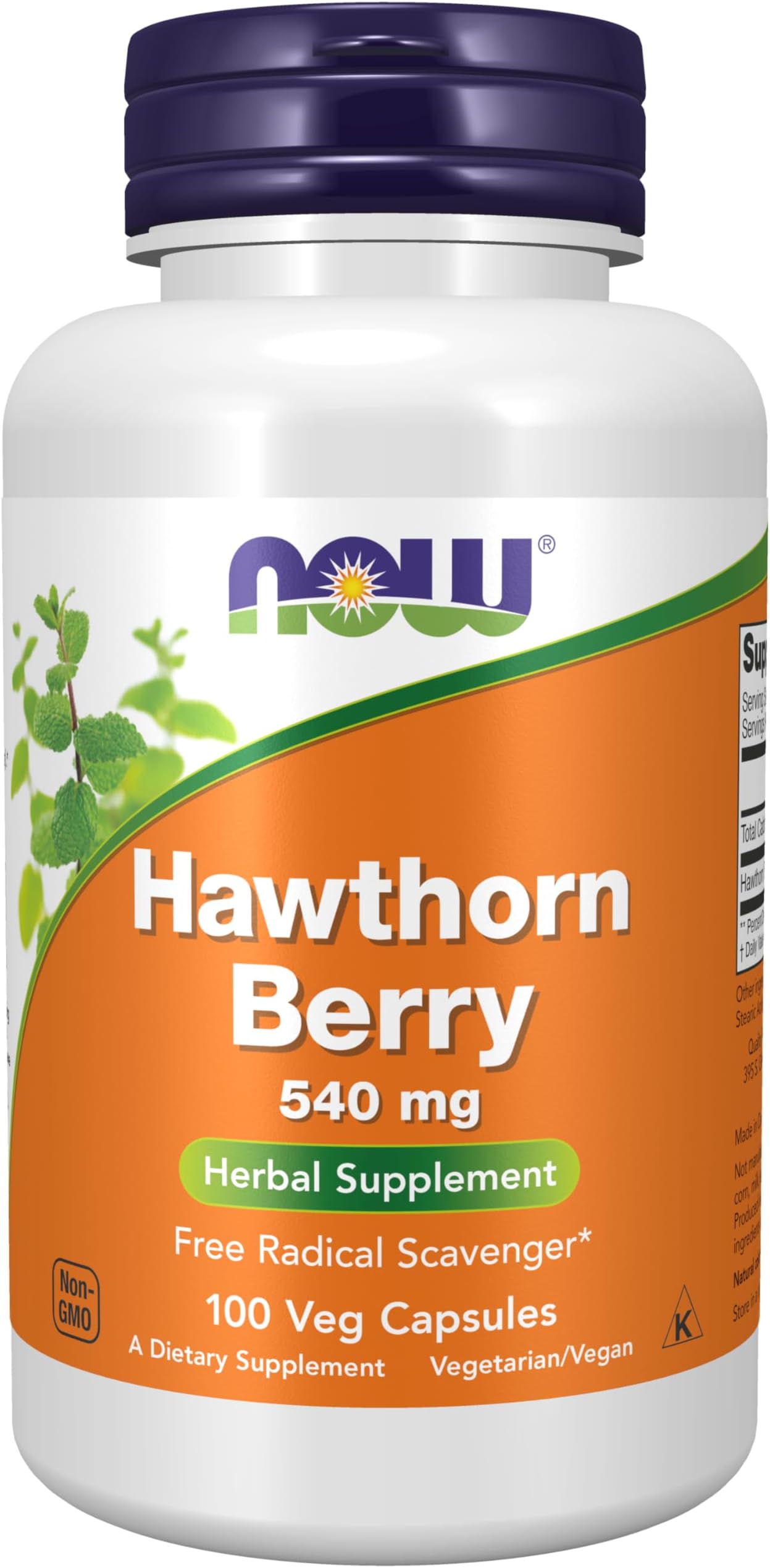 Amazon.com: NOW Supplements, Hawthorn Berry 540 mg, Free Radical ...
