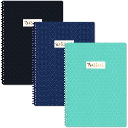 A4 Notebook - Soft Ring 3 Pack Lined Notebook A4 with Premium Paper ...