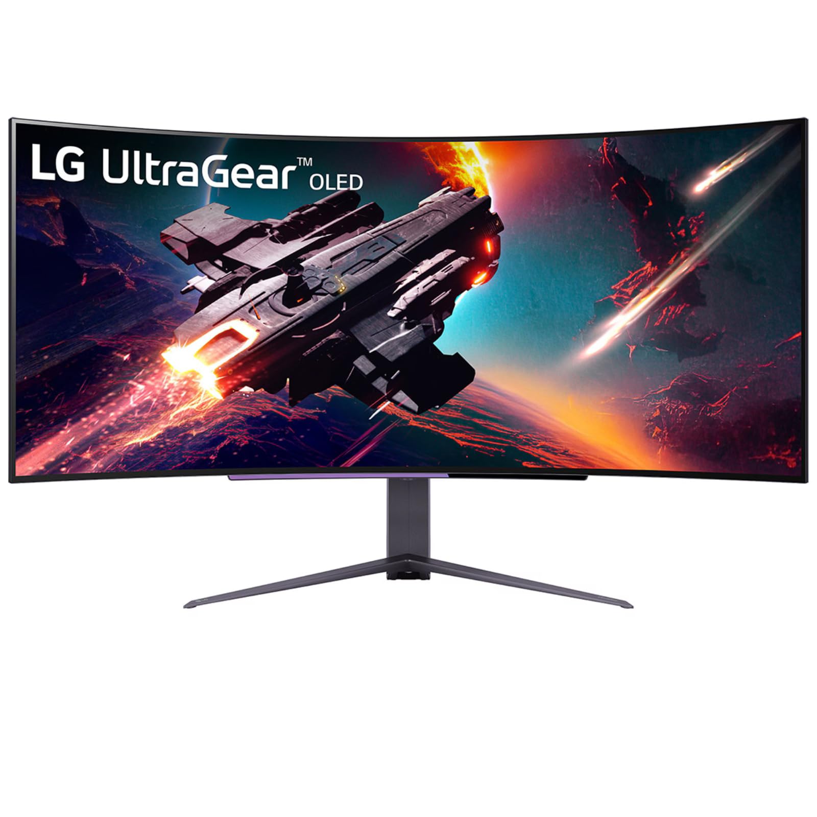 LG 45GS96QB-B 45” Ultragear™ OLED Curved Gaming Monitor | 800R ...