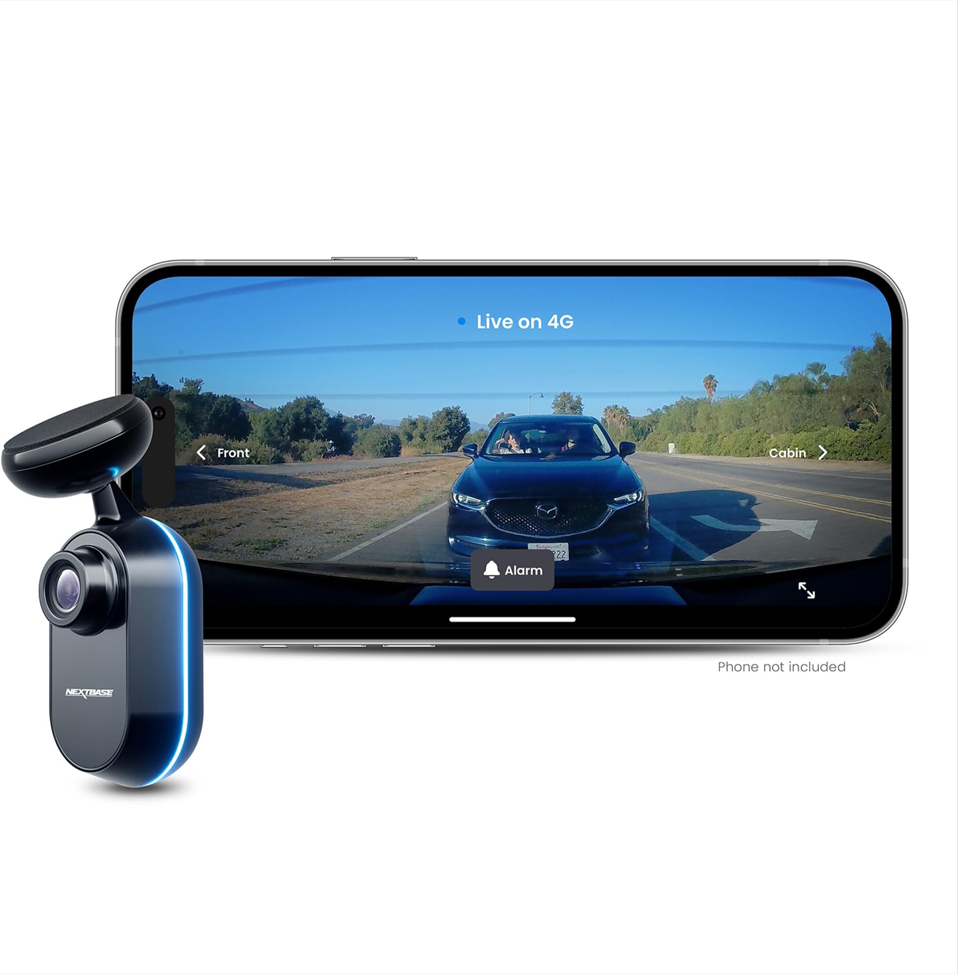 Amazon.com: NEXTBASE iQ Rear Window Dash Camera, Rear View Dash Cam ...