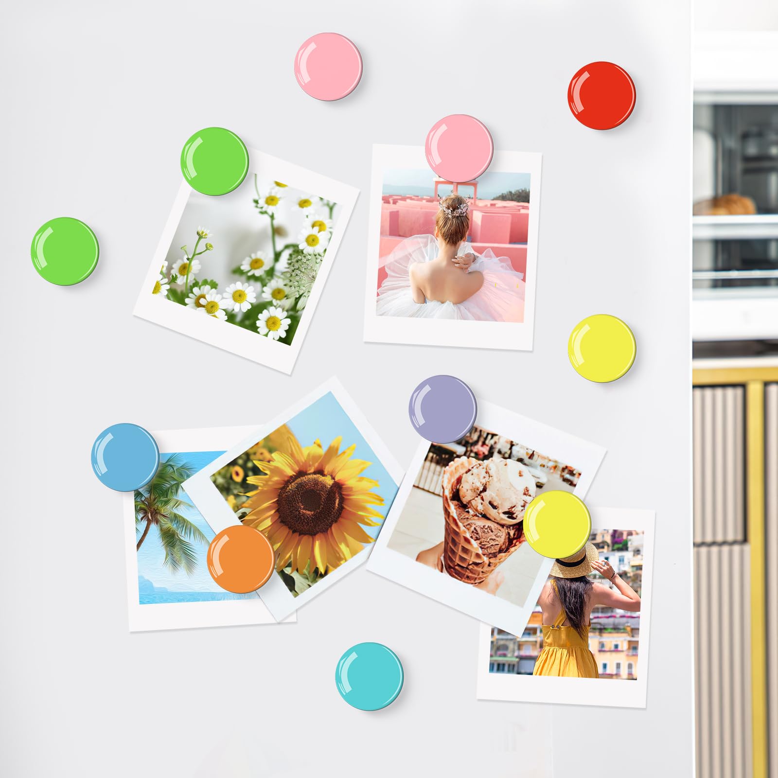 Snapklik.com : 16PCS Refrigerator Magnets, Cute Colorful Magnets For ...