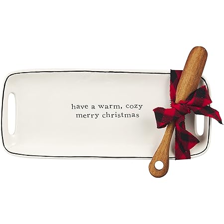 Mud Pie Can-Berry Ceramic Cranberry Serving Dish and Spatula Set