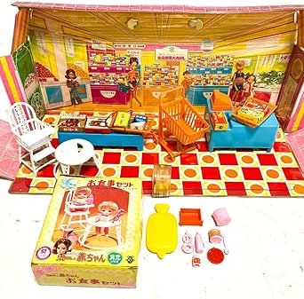 Amazon.co.jp: Licca-chan Supermarket F463 New Lica Super Market + Baby ...