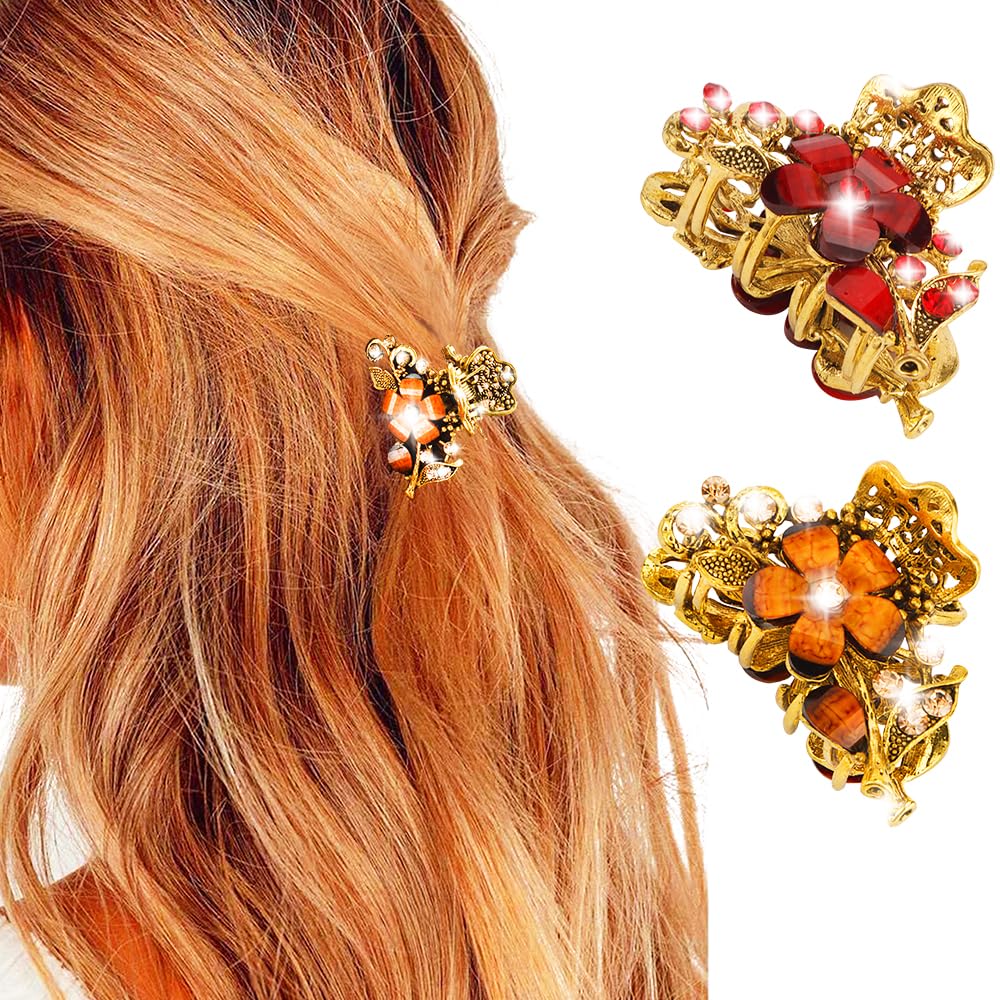 Amazon.com : Vintage Hair Claw Clips for Women, Unique Hair Clips ...